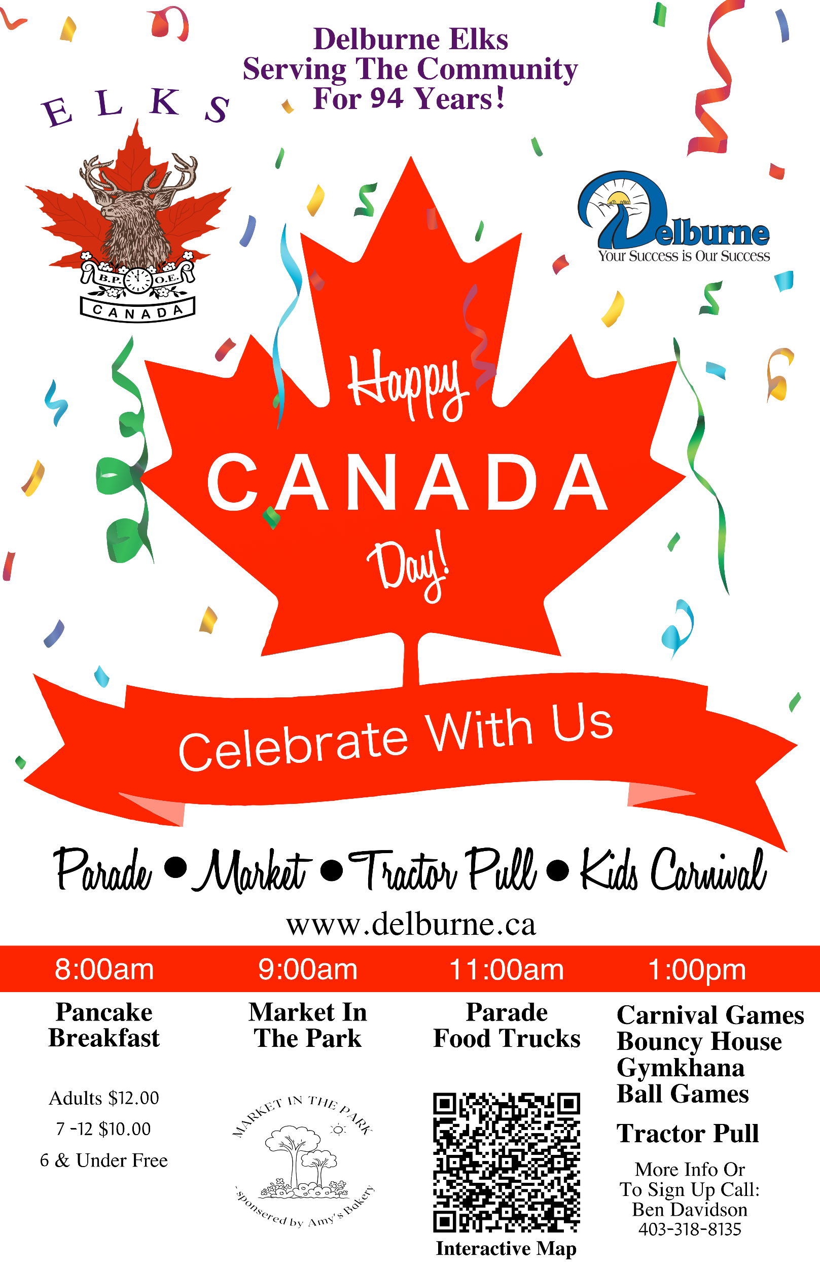 July 1st Celebrations | Canada Day Celebrations Near Me | Delburne